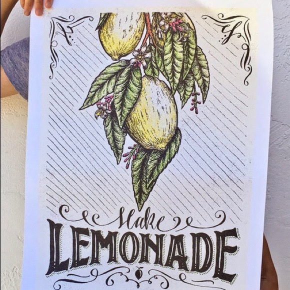 Wall Decor | When Life Gives You Lemons Poster | Poshmark